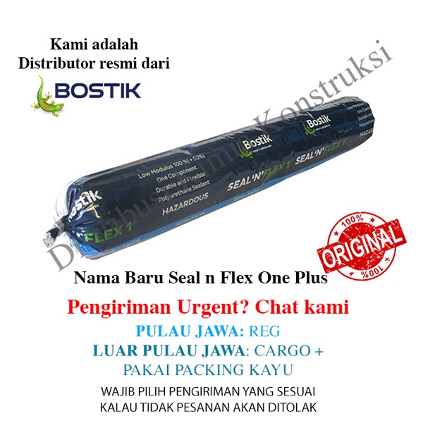 Jual Bostik Seal N Flex 1 Plus / Bostik PU / Bostik Sosis ORIGINAL 600ml | Shopee Indonesia