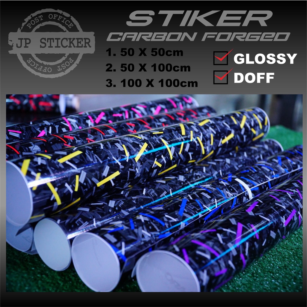 Jual Sticker Motif Carbon Forged - Stiker Karbon Forged Ukuran 50 X 100 ...