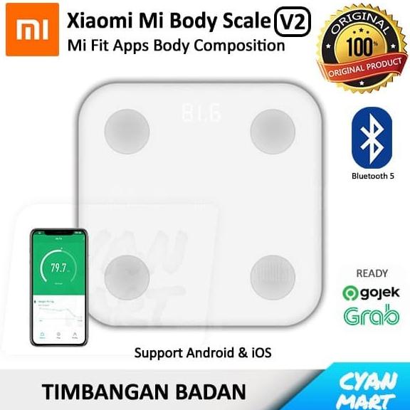 Jual Timbangan Badan Xiaomi Mi Body Scale 2 Bluetooth Smart Scale ...