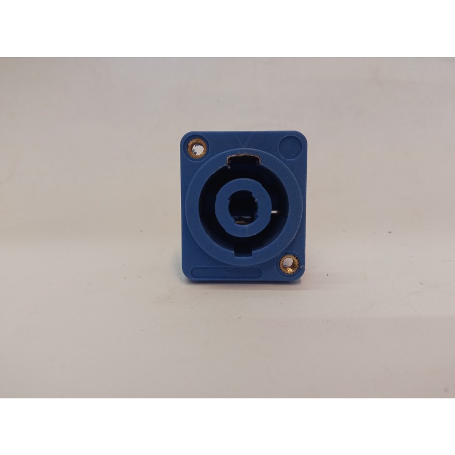 Jual Jack Socket/ soket Speakon female biru segi kecil 4 Pin Baud ...