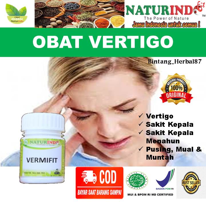 Jual Obat Sakit Kepala Vertigo Migrain Migren Ampuh Gliyengan Pusing ...