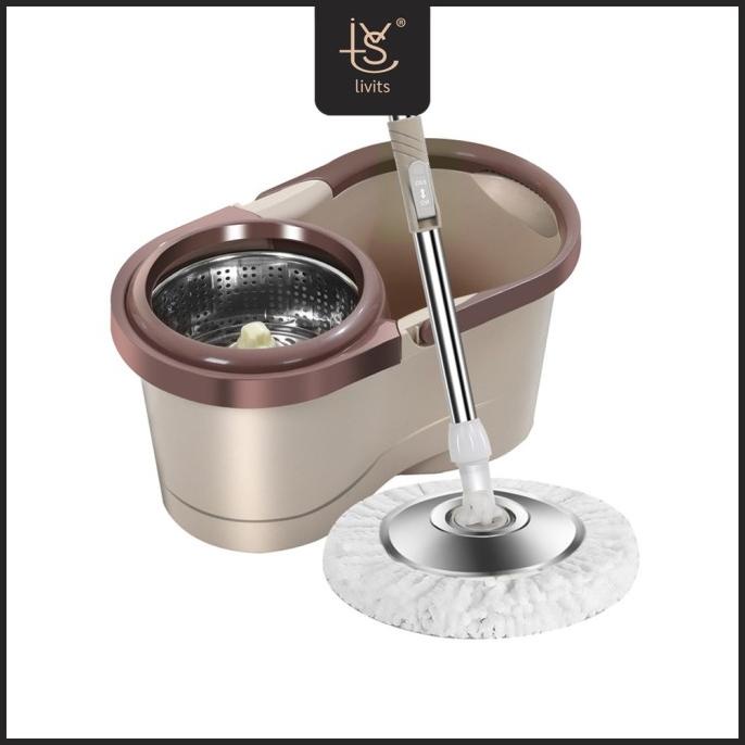 Jual Pel Putar Otomatis | Set Ember Putar | Rotary Spin Mop | Alat Pel ...