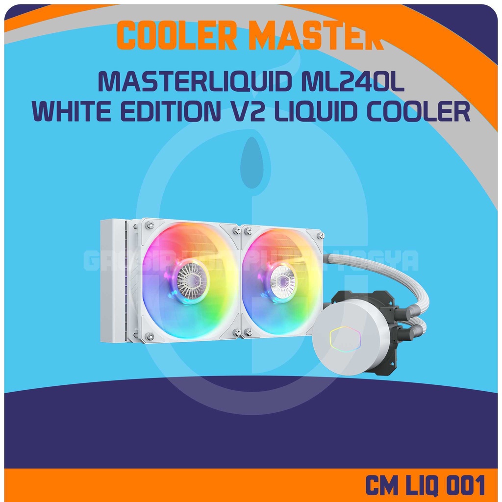 Jual Cooler Master MASTERLIQUID ML240L ARGB WHITE EDITION V2 Liquid ...