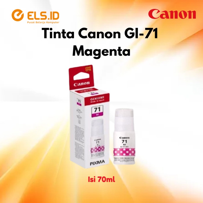 Jual Tinta Refil Canon GI-71 - Magenta (70ml) | Shopee Indonesia