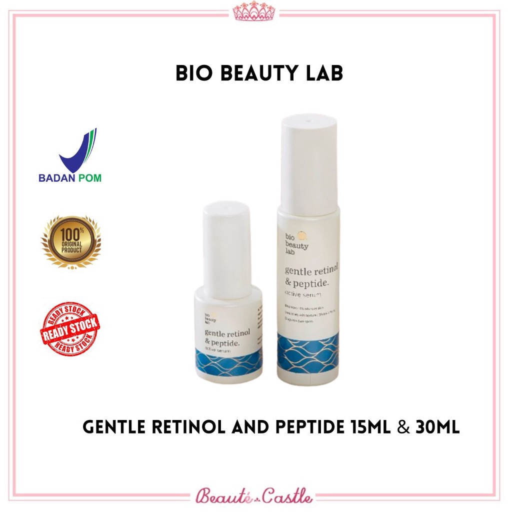Jual BIO BEAUTY LAB Gentle Retinol & Peptide 15ml 30ml | Serum Wajah | Shopee Indonesia