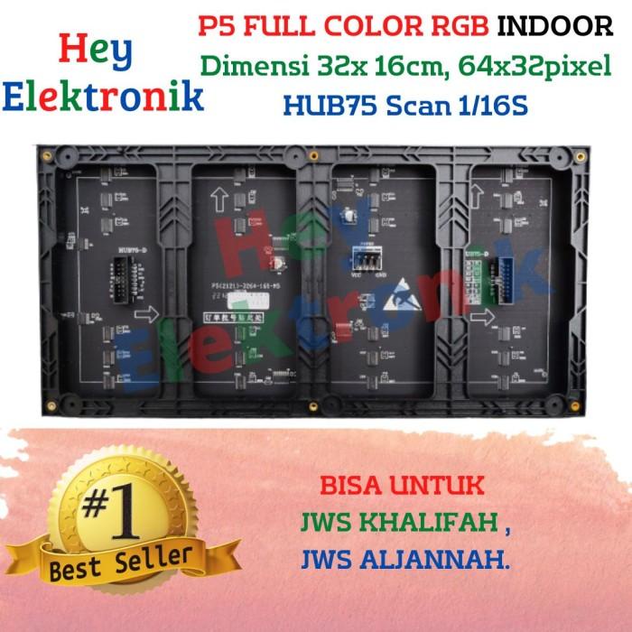 Jual Panel Module Model LED P5 RGB INDOOR FULL COLOR SMD Running Text ...