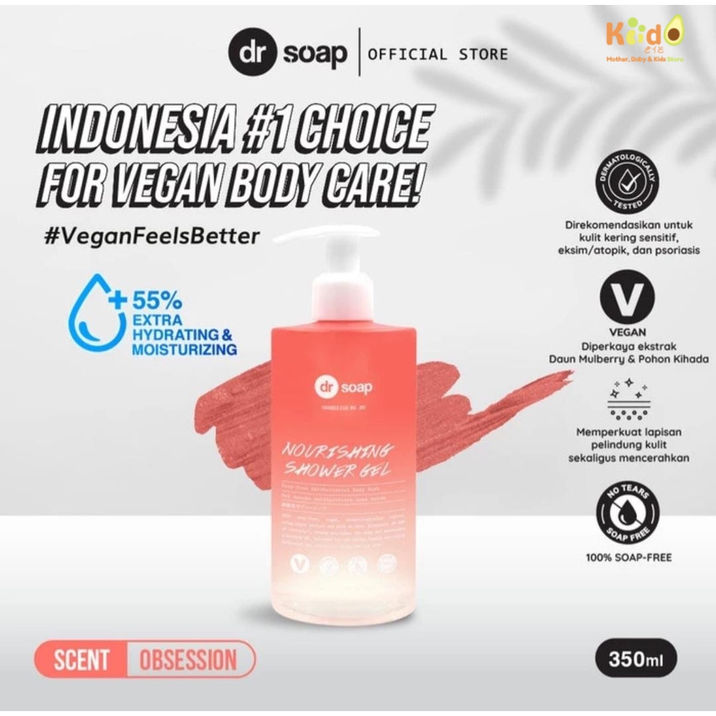Jual dr soap Nourishing Shower Gel 350 ML | Shopee Indonesia