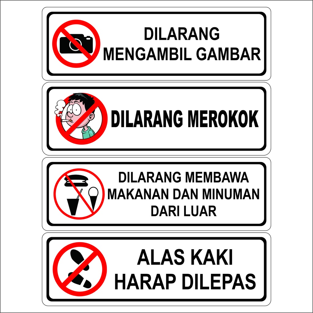 Jual STIKER SIGN UK 25X8CM MURAH | Shopee Indonesia