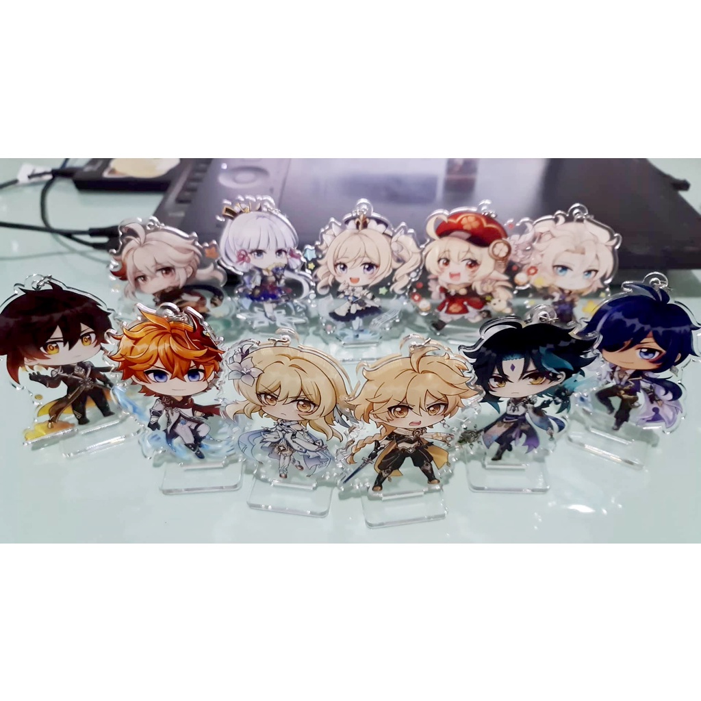 Jual Genshin Impact Standee Keychain Unofficial Merchandise | Shopee ...