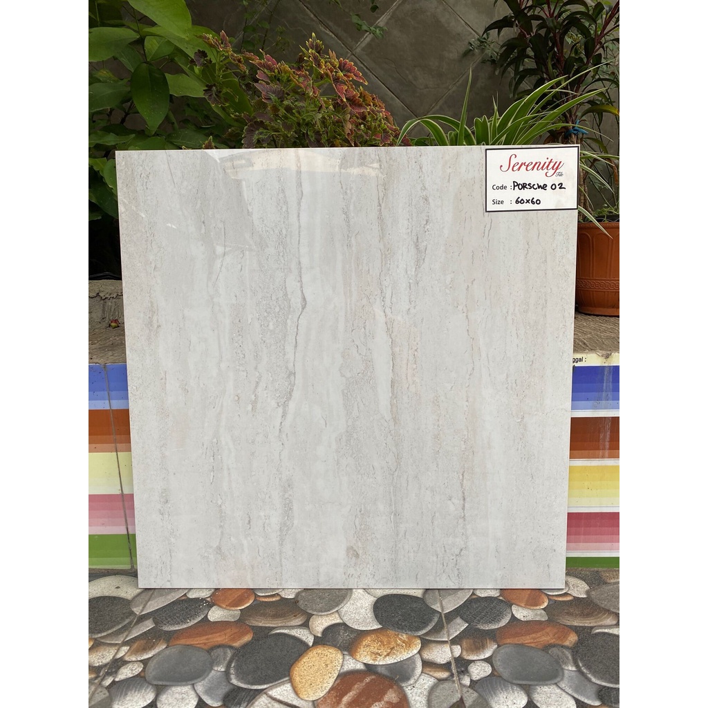 Jual GRANITE LANTAI 60x60 PORSCHE 02 / SERENITY / GLOSSY | Shopee Indonesia