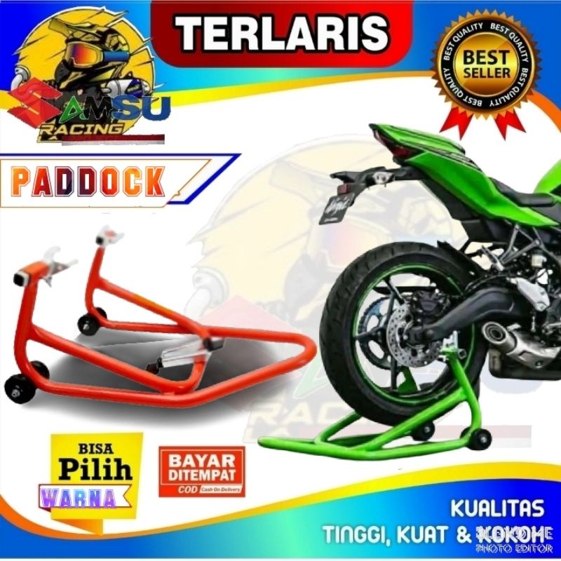 Jual STANDAR PADDOCK PEDOK MOTOR UNOVERSAL TIPE DAYTO ZX25 NINJA 250 ...