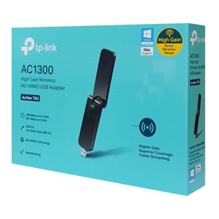 Jual Tp-Link Archer T4U Ac1200 Wireless Dual Band Usb Adapter | Shopee Indonesia