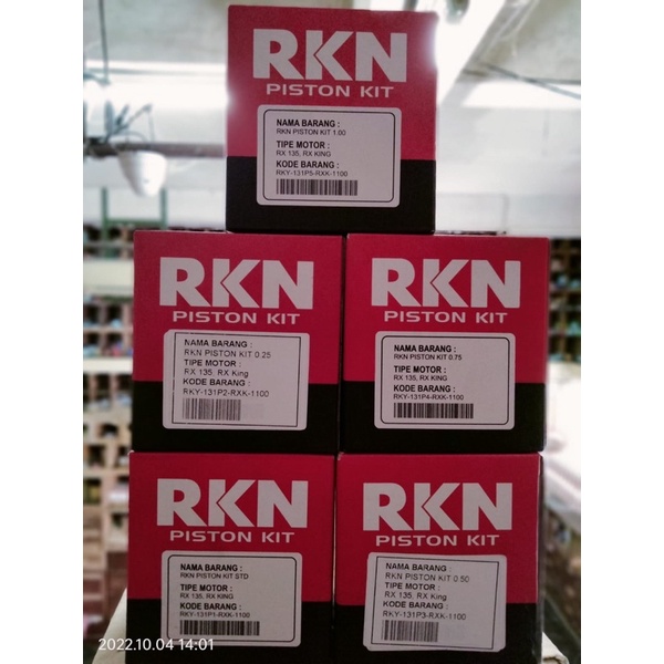 Jual Piston Kit RXK RX 135 RKN STD / 25 / 50 / 75 / 100 / 125 / 150 ...