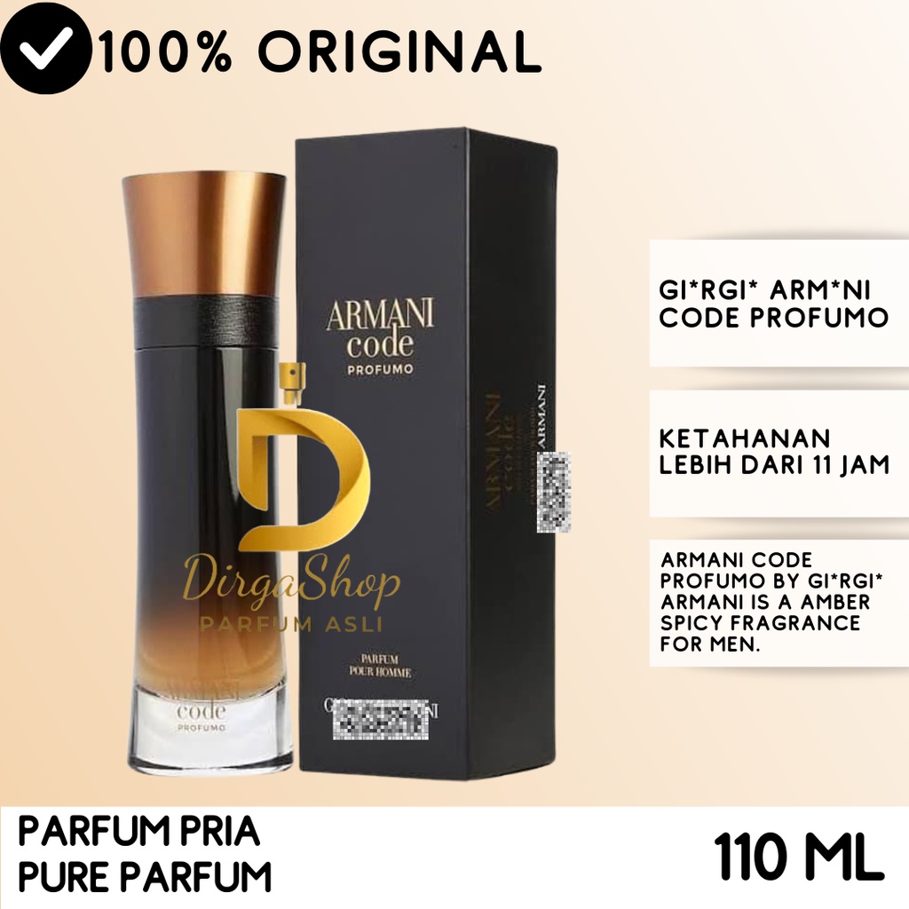 Jual Parfum Original Giorgio Armani Code Profumo Parfum Pour Homme ...