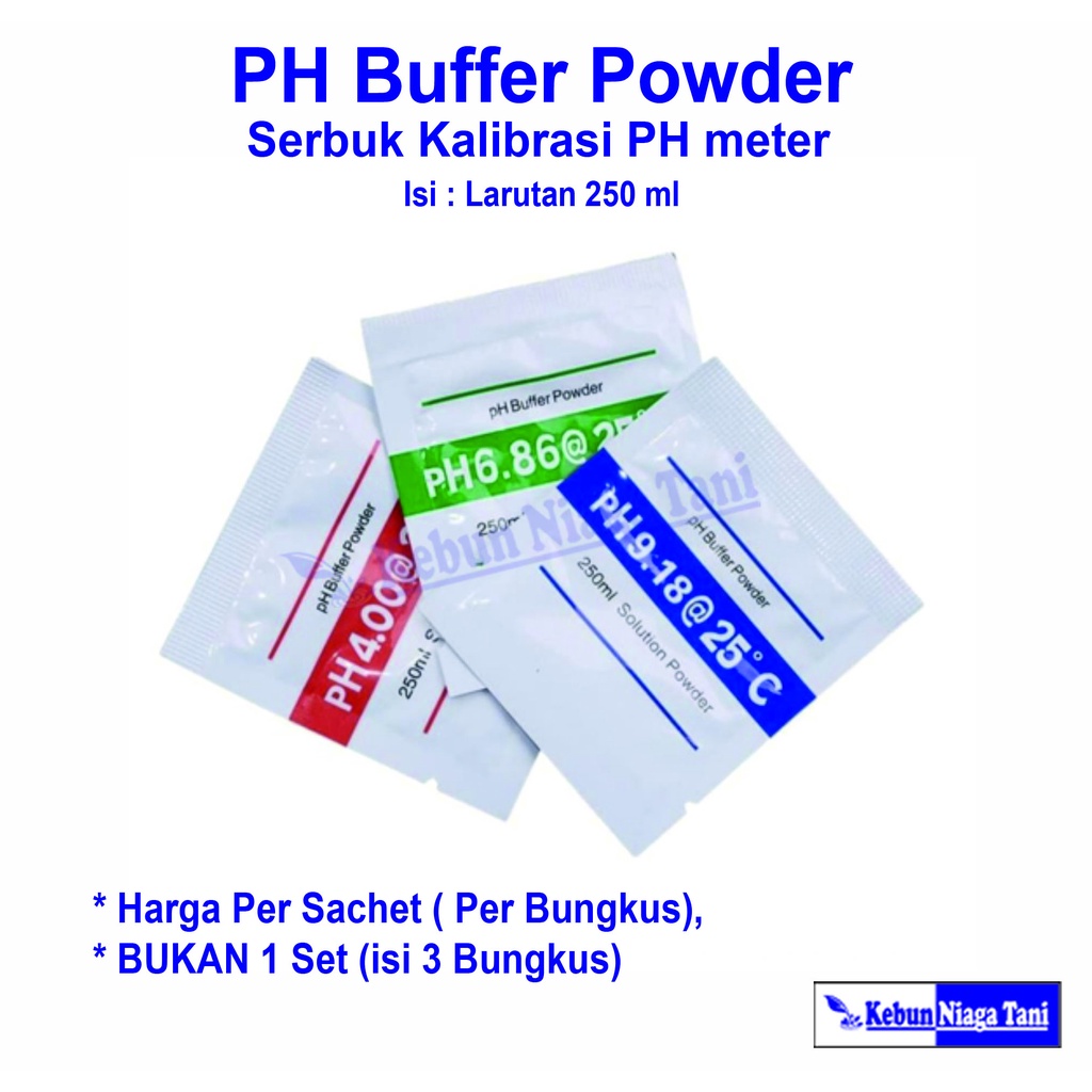 Jual PH Buffer Powder - Serbuk Kalibrasi PH meter 250 ml - Bubuk Kalibrasi | Shopee Indonesia