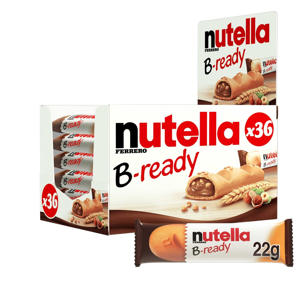 Jual NUTELLA B-READY WAFER HAZEL 22GR | Shopee Indonesia