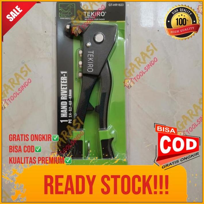 Jual Tang Rivet Tekiro Hand Riveter Tekiro Tang Ripet | Shopee Indonesia