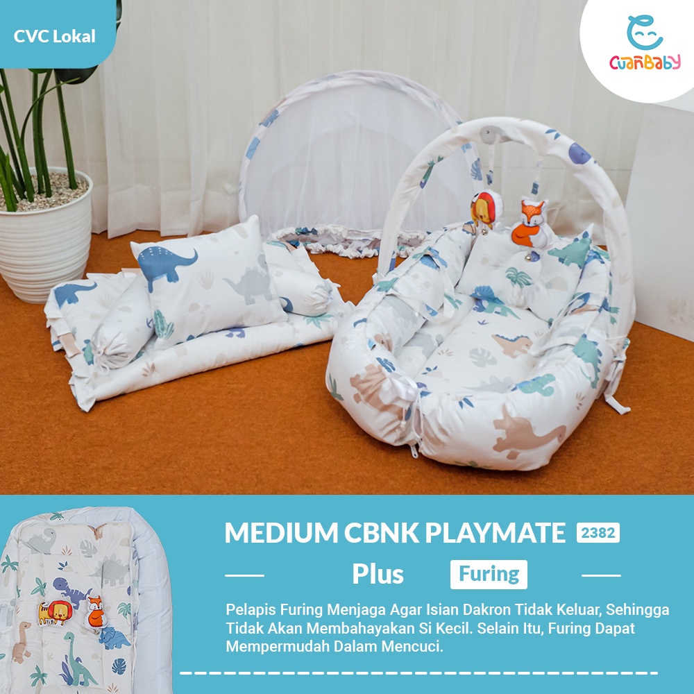 Jual Kasur Bayi Playmate Plus Bedcover Motif Swan Princess Pink Mix ...