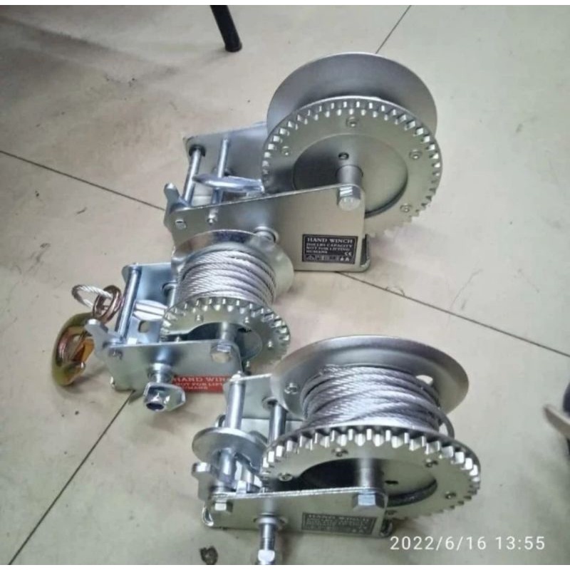 Jual hand winch katrol kerekan manual tangan 600lbs | Shopee Indonesia