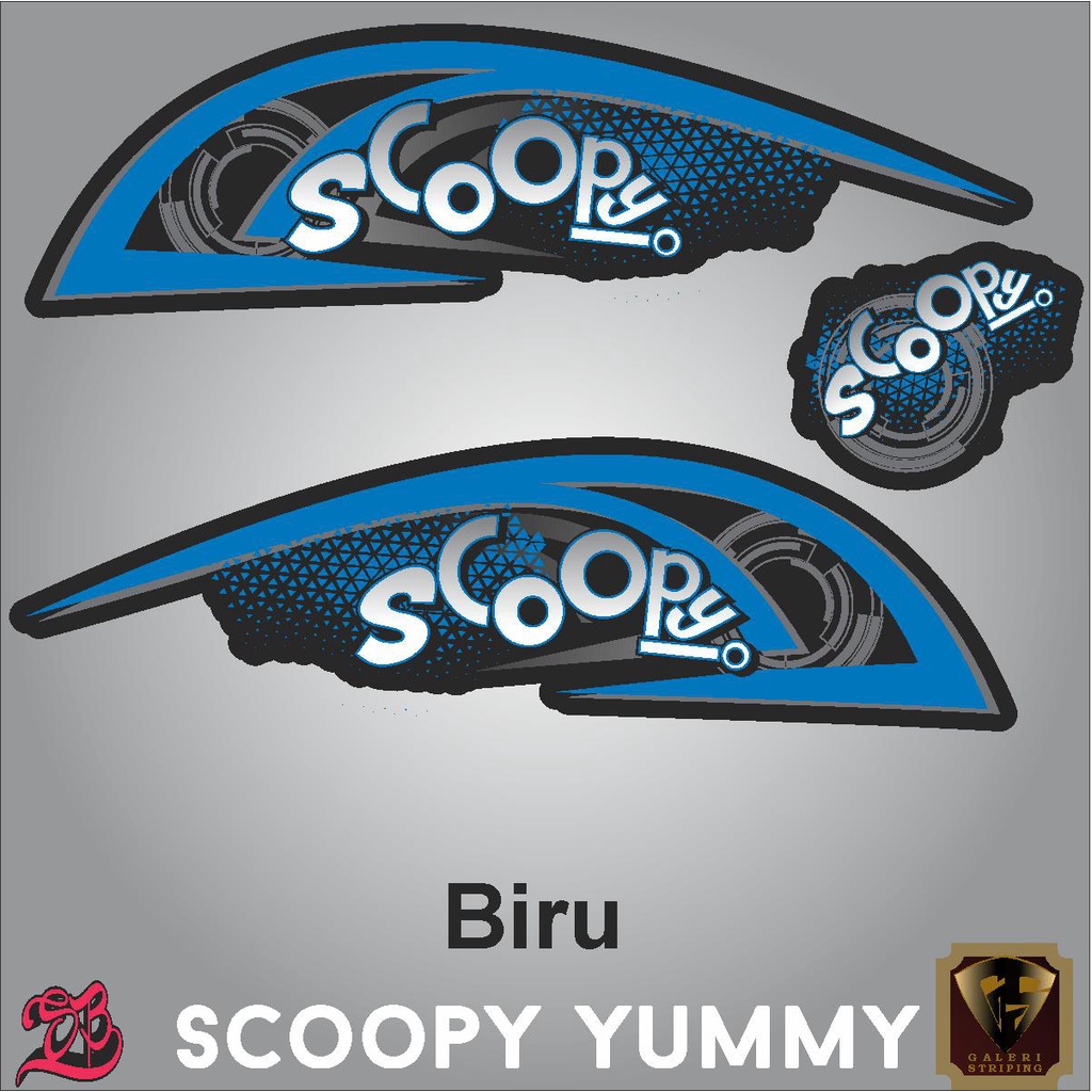 Jual stiker striping variasi scoopy yummy (bisa untuk semua scoopy ...