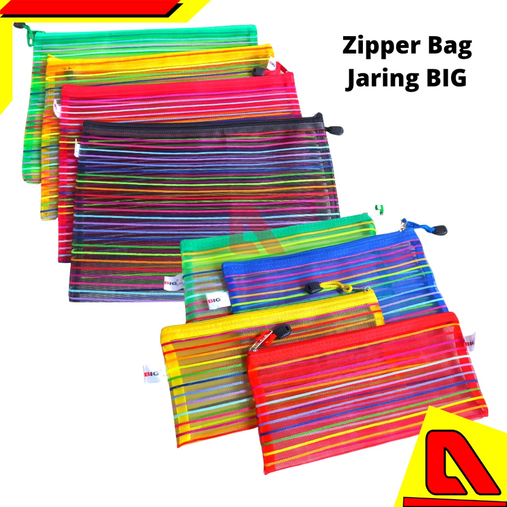 Jual ZIPPER POUCH BAG MAP DOKUMEN KEPPER JARING RESLETING BIG | Shopee ...