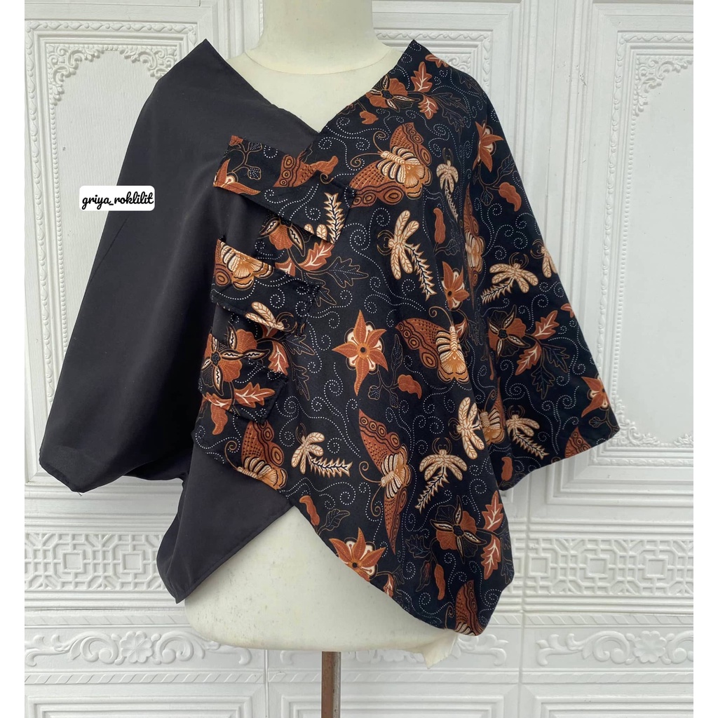 Jual SET KEBAYA CROP TOP ETNIK BATIK LURIK MODEL OVER SIZE PREMIUM TERMURAH | Shopee Indonesia