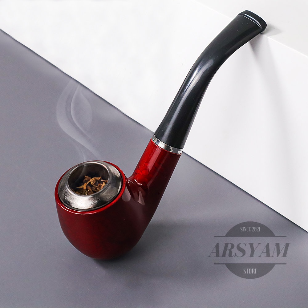Jual Pipa Rokok Motif Kayu Smoking Tobacco Pipes | Shopee Indonesia