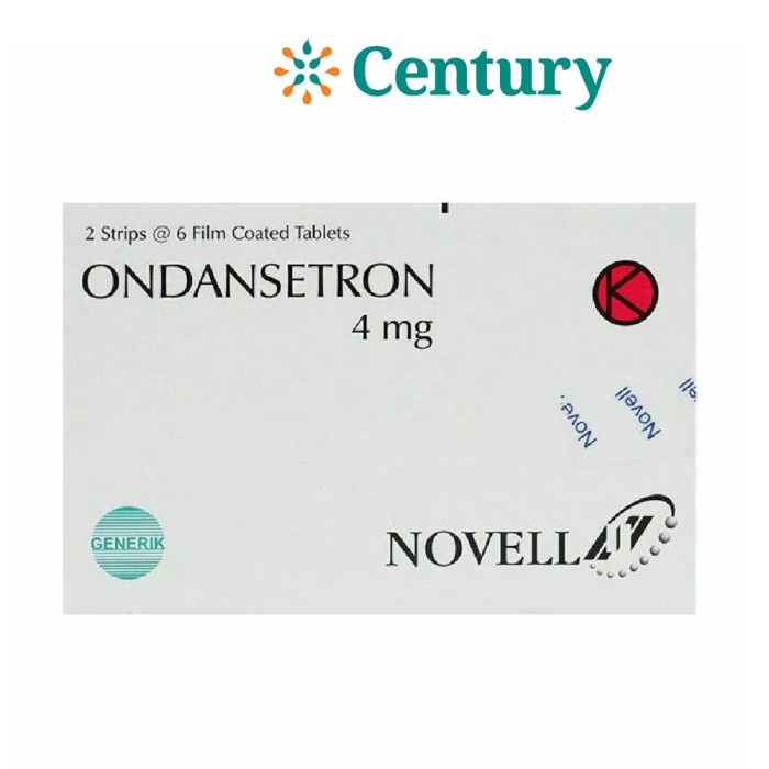Jual ONDANSETRON NOVELL 4 MG 1 STRIP ISI 6 TABLET / MUAL / MUNTAH | Shopee Indonesia