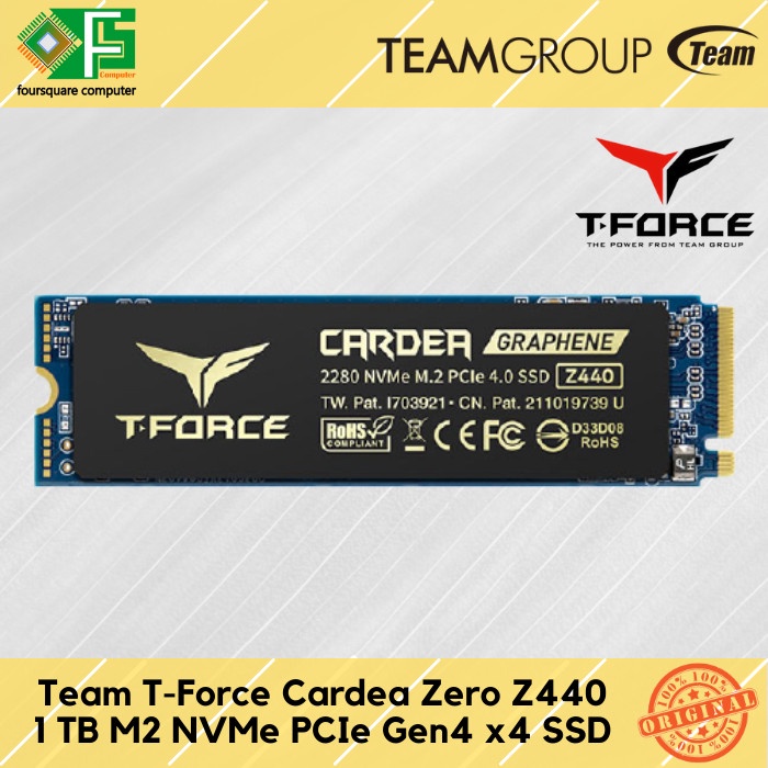 Jual Team T-Force Cardea Zero Z440 M.2 NVMe 1 TB SSD | M2 1TB PCIe Gen4 ...