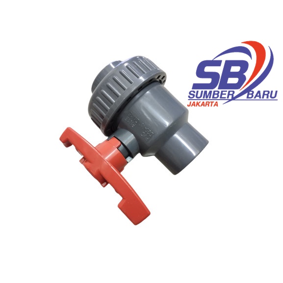 Jual Ball Valve Balvalve + Watermur Water Mur PVC Polos 1/2" Inch Mdl ...