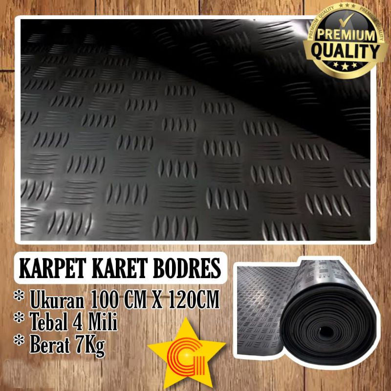 Jual Karpet Karet Multifungsi Bordes 100x120cm 4mm | Shopee Indonesia