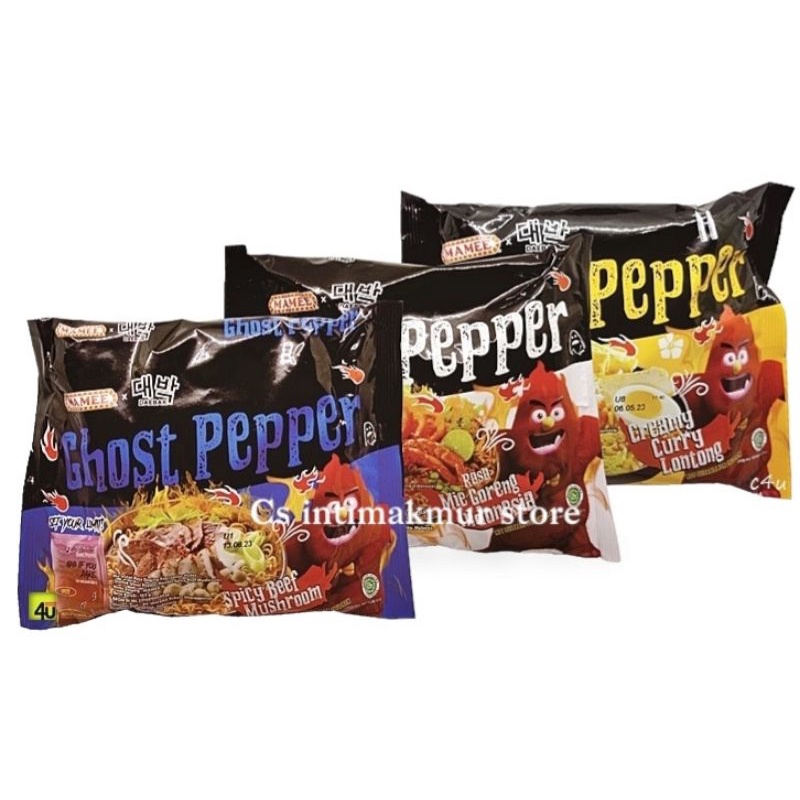 Jual Mamee Noodles Ghost Papper 110 gr All varian | Shopee Indonesia