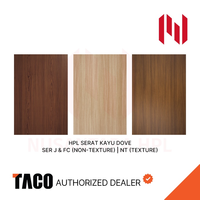 Jual TACO HPL Woodgrain Serat Kayu TH Seri J, FC, NT | Shopee Indonesia