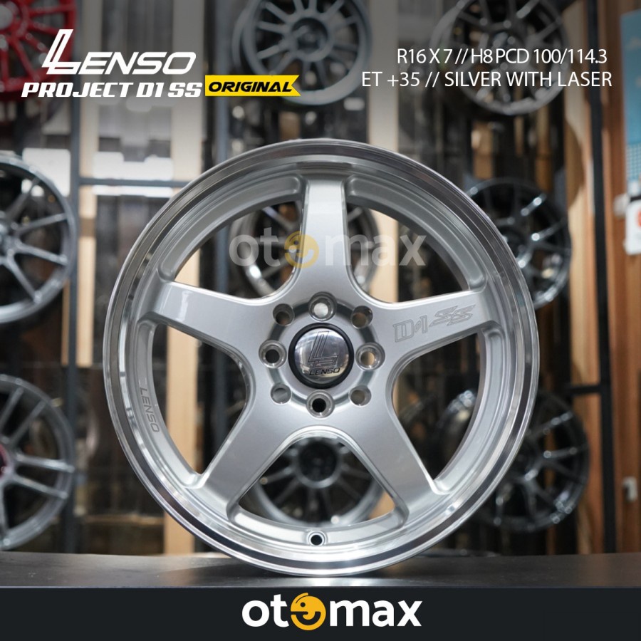 Jual Velg Mobil Lenso Project D-1SS Original Ring 16 Silver With Laser | Shopee Indonesia
