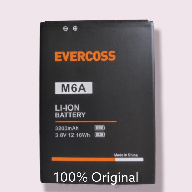 Jual BATTERY EVERCOSS M6A | M6| M60 ORIGINAL EVERCOSS | Shopee Indonesia