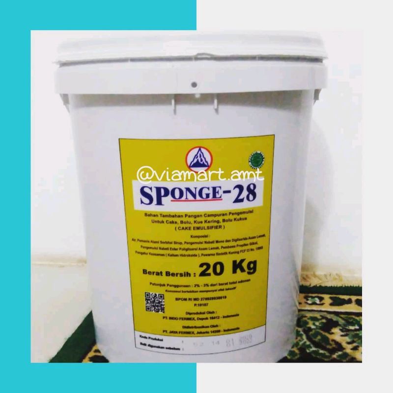 Jual Sponge 28 Repack 1kg, 500gr, 250gr | Shopee Indonesia