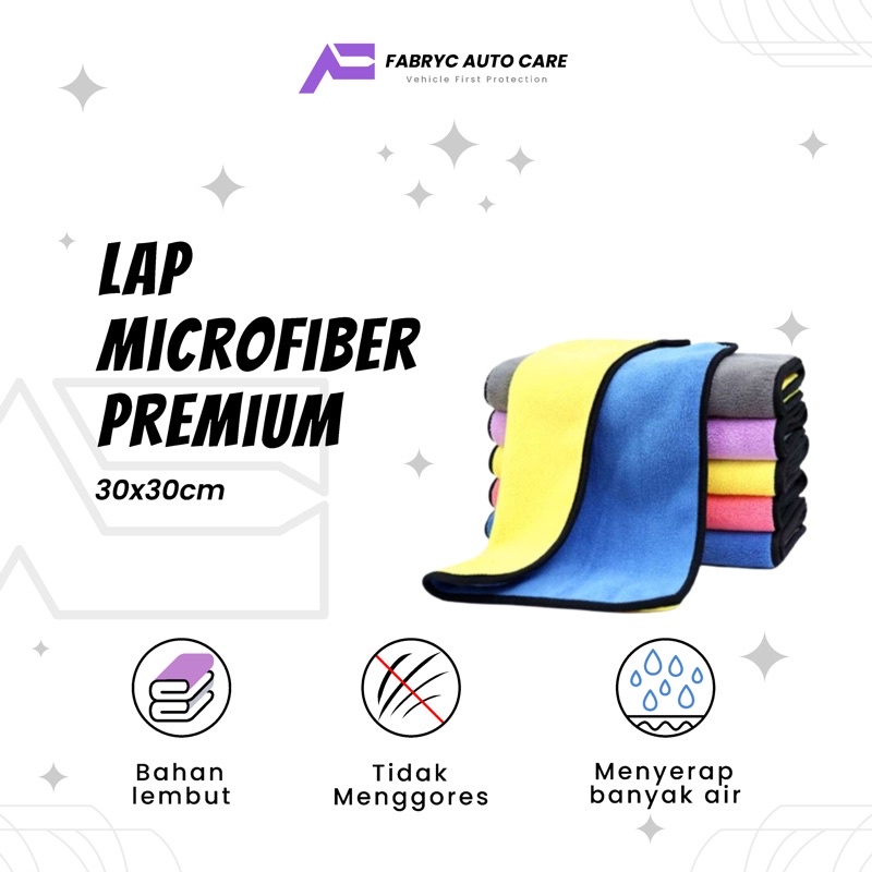 Jual Kain Lap Microfiber Motor dan Mobil , Lap Microfiber Premium Super ...