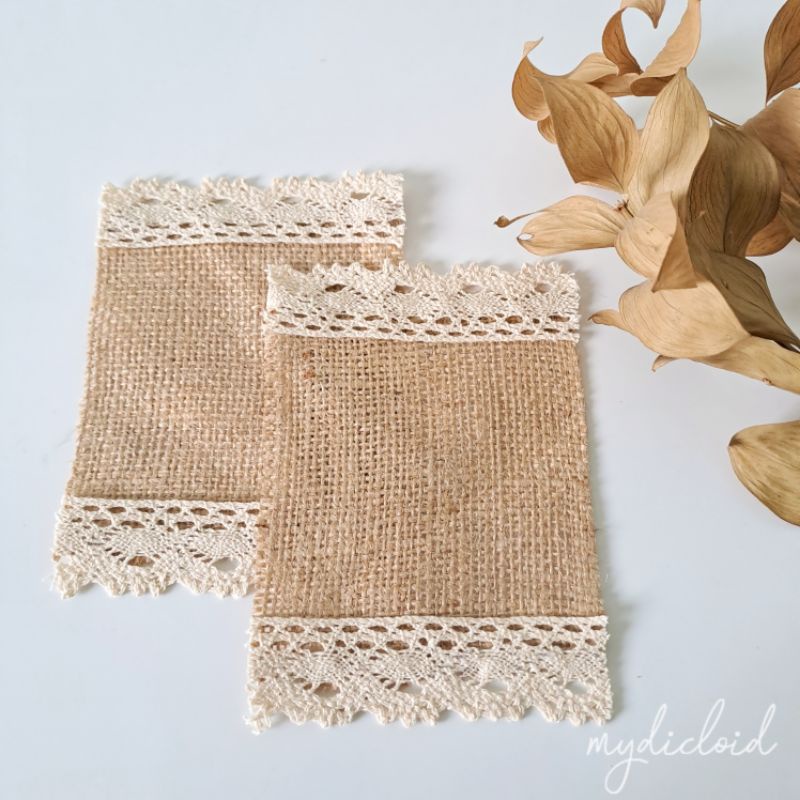 Jual Coaster Goni Semi Lace, Alas Gelas Rami Aesthetic, Tatakan Gelas ...