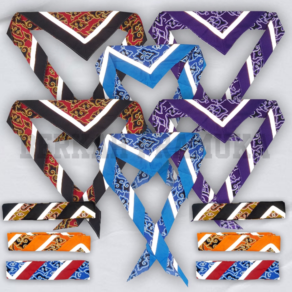 Jual Scraft Pramuka Batik Mega Mendung scarf Scout | Shopee Indonesia