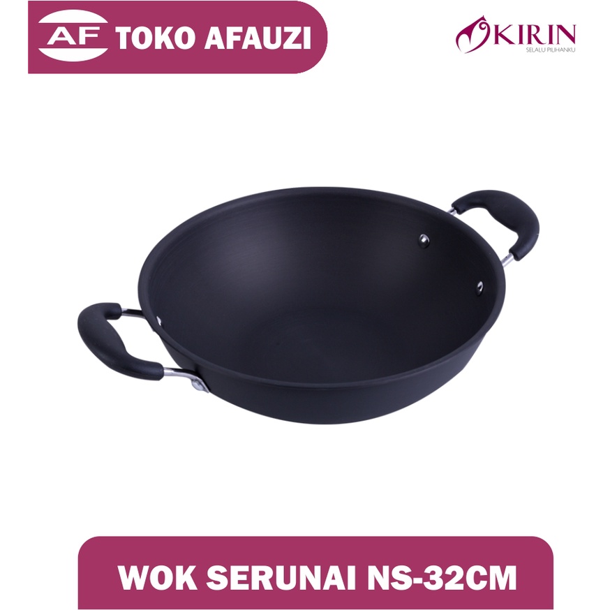 Jual KIRIN WOK SERUNAI NON-STICK 32CM | Shopee Indonesia