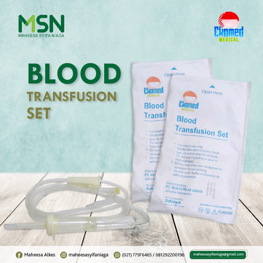 Jual Blood Transfusion Set Ekomed | Shopee Indonesia