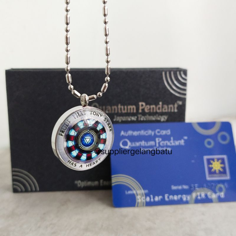 Jual QUANTUM PENDANT IRON MAN Kalung Kesehatan Japanese Technology | Shopee Indonesia