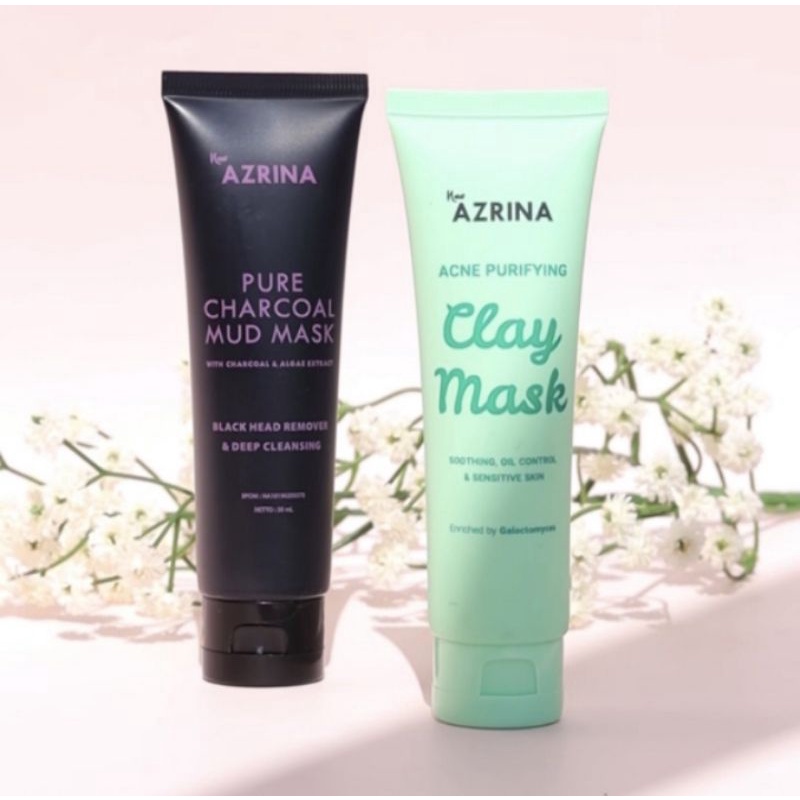 Jual Azrina Pure Charcoal Mud Mask 50ml | Shopee Indonesia