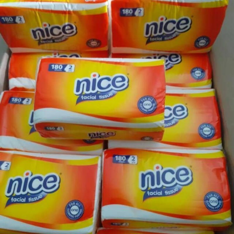 Jual tisu NICE FACIAL TISSUE 180 sheet/harga per PCS | Shopee Indonesia