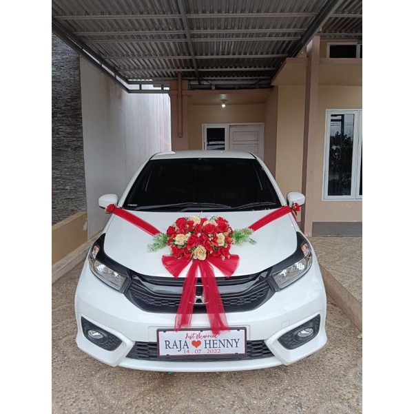 Jual PLAT MOBIL PENGANTIN (bukan plat permanen) | Shopee Indonesia