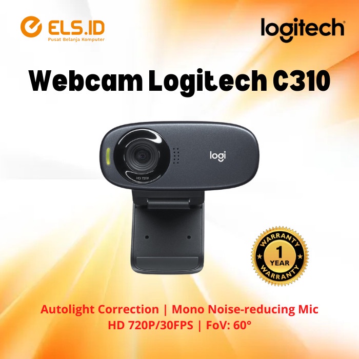 Jual WebCam Logitech C310 | Shopee Indonesia