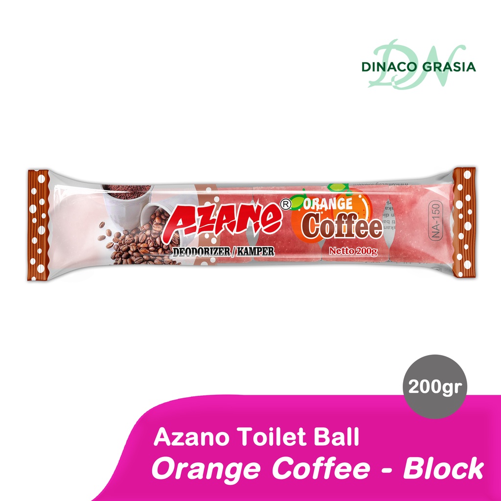 Jual Azano KOPI COFFEE Kamper Toilet BLOCK - 200 gr | Shopee Indonesia