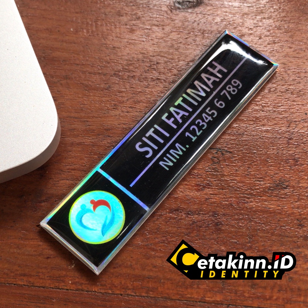 Jual Name Tag Akrilik Papan Nama Dada Akrilik Magnet Peniti Bisa Satuan ...