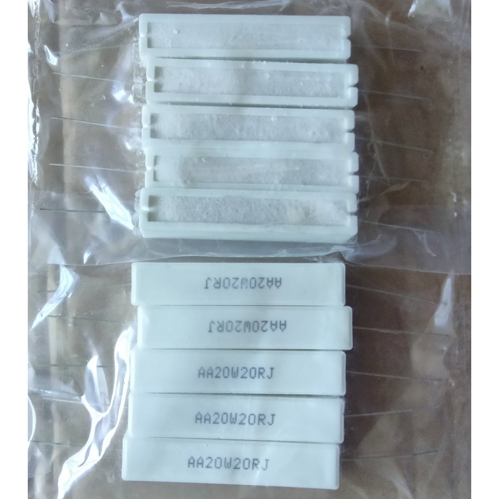 Jual RESISTOR KAPUR 20OHM 20WATT / R KAPUR 20W / RESISTOR 20 OHM 20 ...