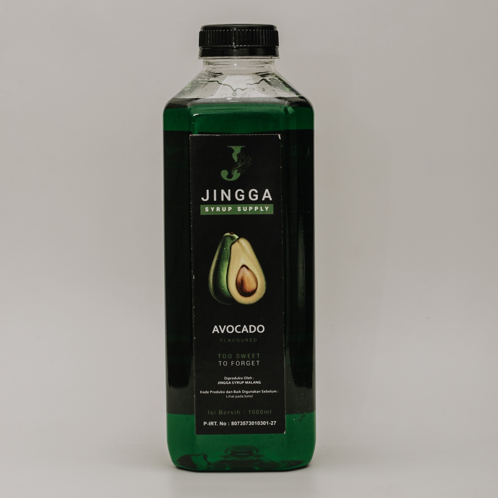 Jual JINGGA Avocado Syrup 1000ml - Sirup Flavour Buah Avocado | Shopee ...